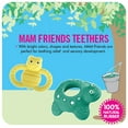 MAM Baby Toys, Teething Toys, Max the Frog 100% Natural Rubber ...