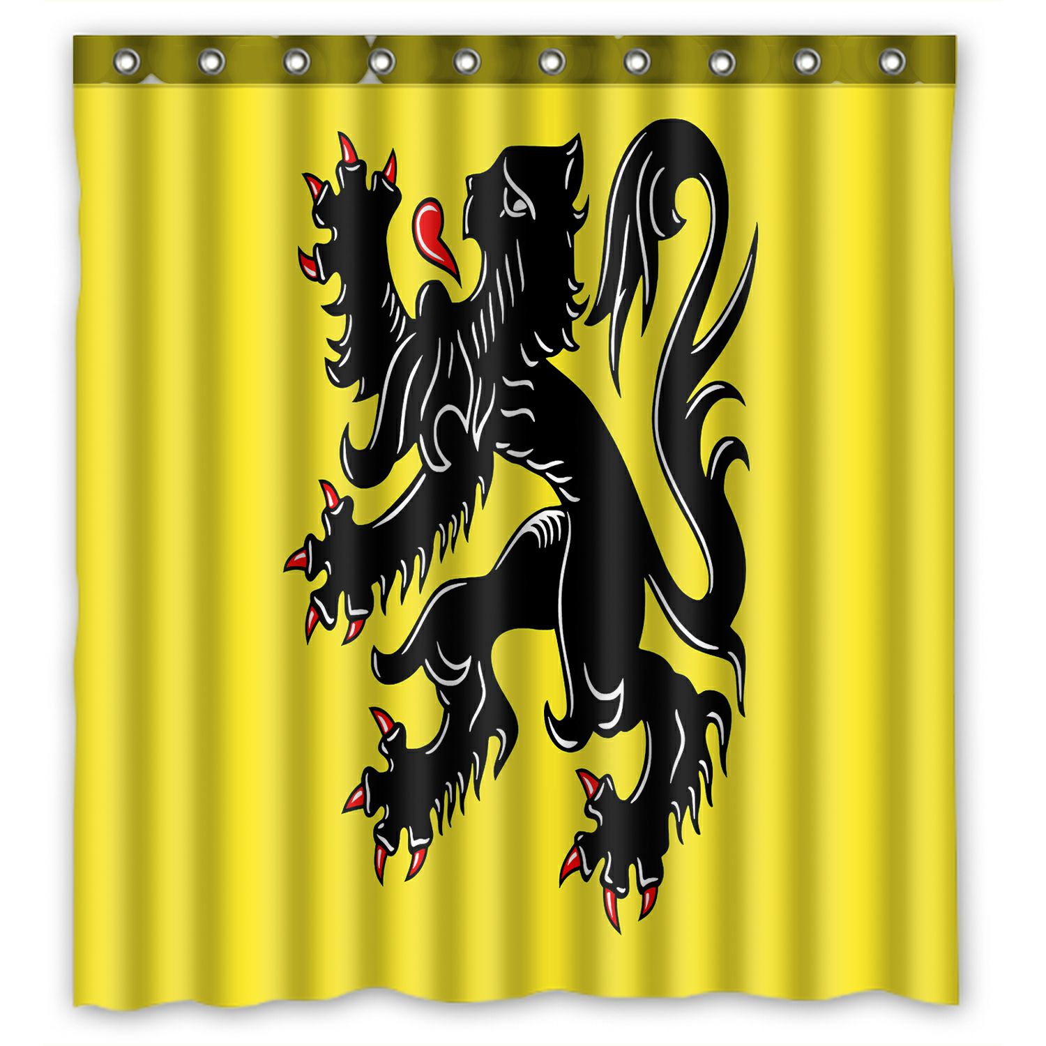 ABPHQTO Flag Of The Belgian Region Of Flanders In Belgium Waterproof ...