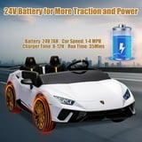 Lamborghini 24V 2 Seats Ride on Car Toy for Girls and Boys Electric ...
