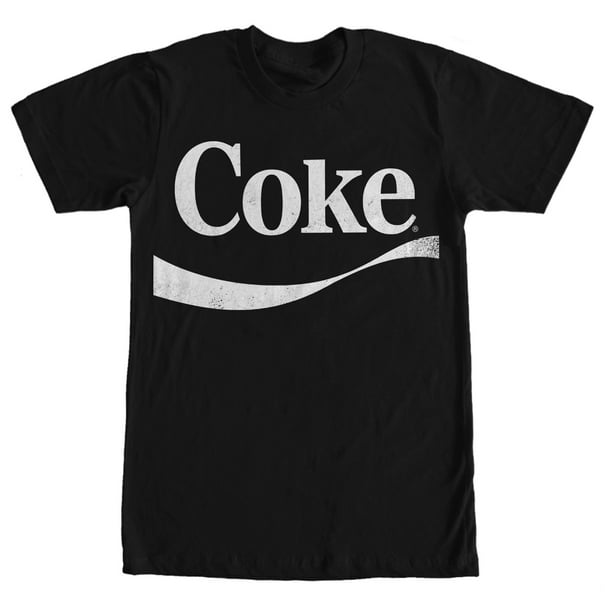 Coca-Cola - Men's Coca Cola Simple Logo Graphic Tee Black Medium ...