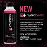 Essentia Hydroboost Enhanced Flavored Bottled Water, Raspberry ...