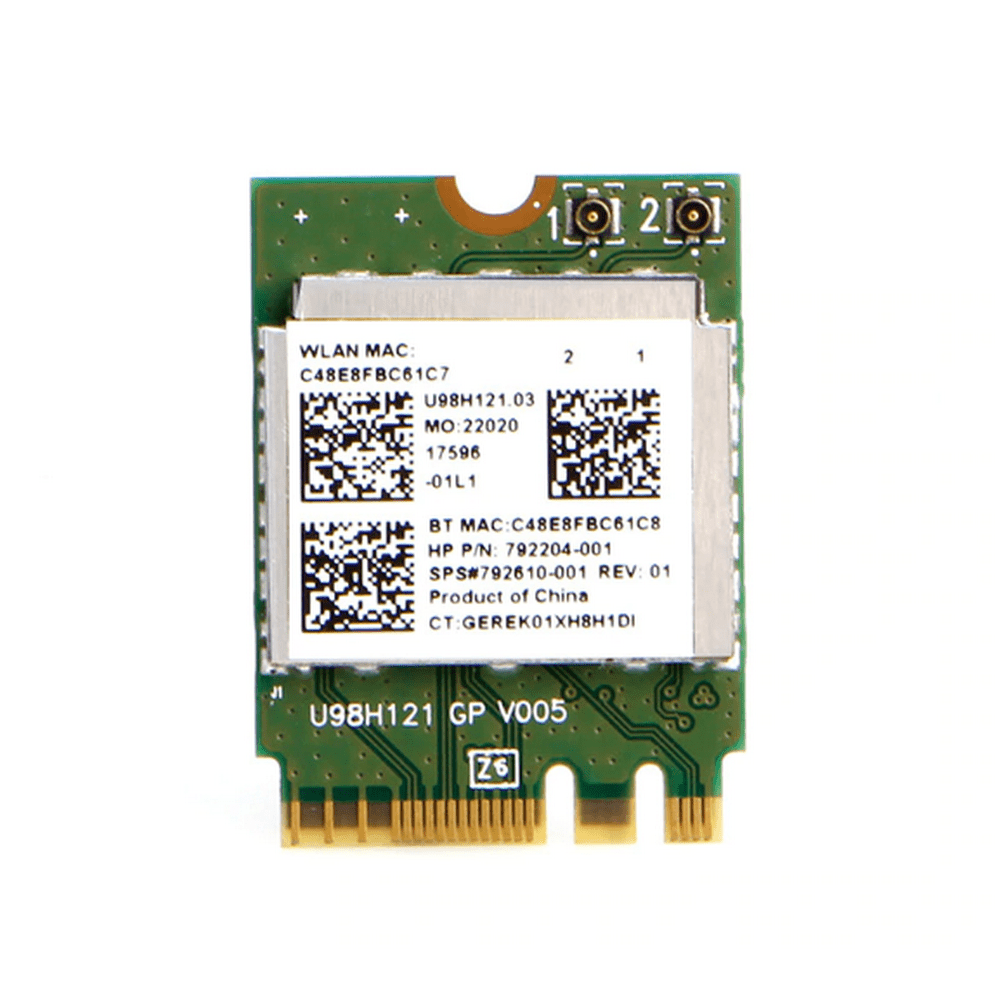 HP Realtek Wireless WiFi Bluetooth Card Model RTL8723BENF 792204-001 ...