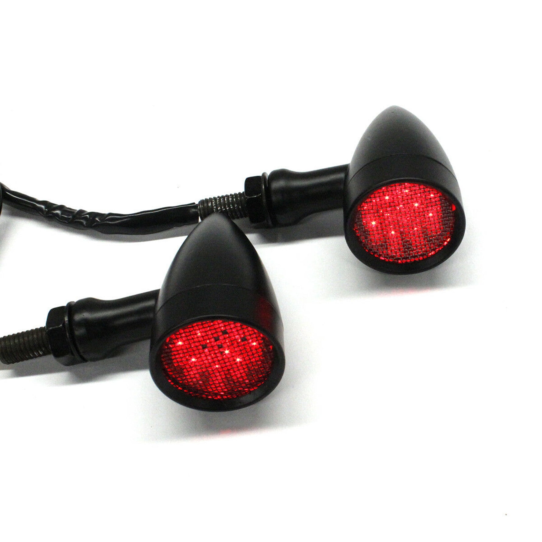 LABLT Motorcycle LED Black Brake Running Turn Signal Tail Light for ...