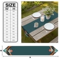 Abstract Mountain Peaks Table Runner Linen Burlap Table Runner 48 ...