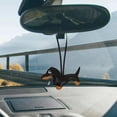 Agiufgs Dachshund Car Keychain Pu Wiener Dog, Cute Dog Pendant for Keys ...