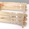 Notched Wood Craft Sticks, Bulk Pack, 4.5 Inch Wooden Hobby Skill ...