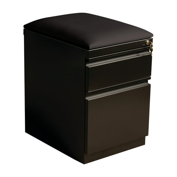 Hirsh 20 inch Deep Letter Width Mobile Pedestal File Cabinet 2 Drawer ...