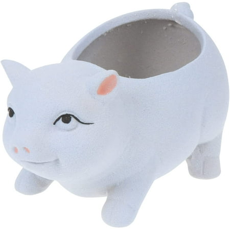Pig Flower Pot Cartoon Succulents Pot Statue Planter Ceramic Animal ...