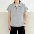 Big Kids Single Short Sleeve Shirt â Structured Cotton Boys Dress Shirt ...