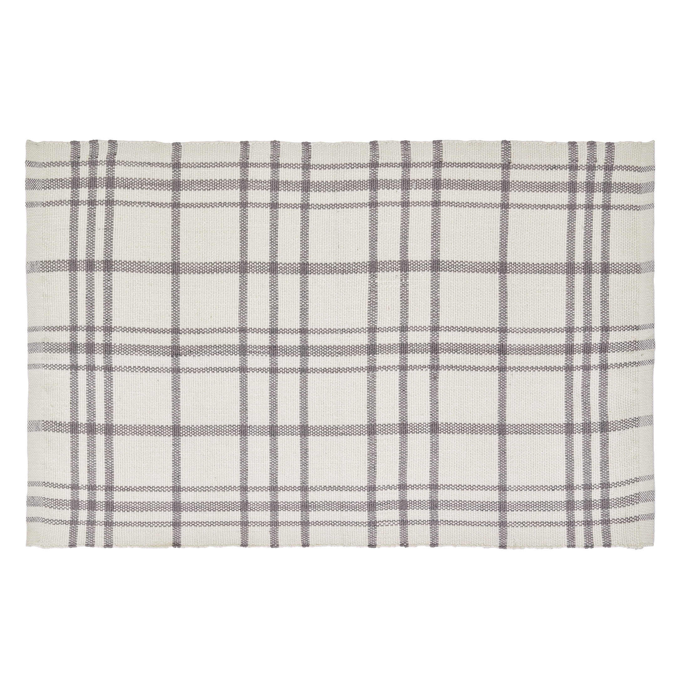 My Texas House Stafford Windowpane Indoor/Outdoor Layering Rug, 24" x ...