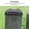 BESTYASH Light Grey Plastic Garbage Can Lid Replacement Cover for ...