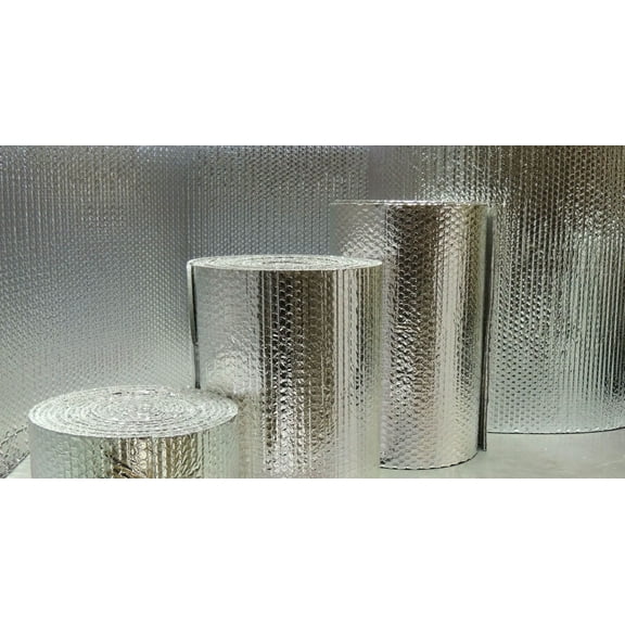 400 sqf Bubble Reflective Foil Film Mylar 4' X 100' Roll - Walmart.com