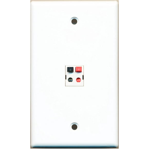 Speaker Wire Wall Plate