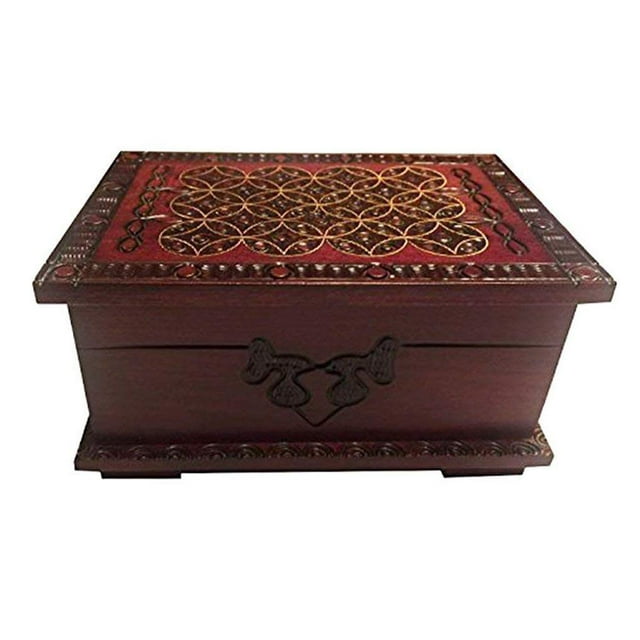 Celtic Wooden Box Handmade Chest Secret Lock Puzzle Box Celtic Keepsake - Walmart.com