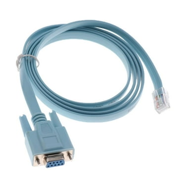 C2G 6ft Serial RS232 DB9 Null Modem Cable with Low Profile Connectors M/F - In-Wall CMG-Rated ...
