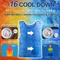 Cooling Vest for Women Men Cool Vest Heatstroke Prevention Body Cool ...