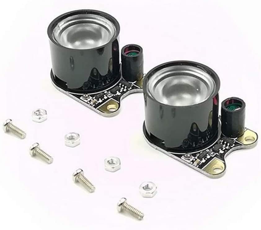 Treedix 2 pcs Night Vision Camera Infrared Light 3W Infrared LED Sensor ...