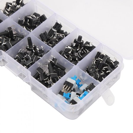 Cergrey 180Pcs Tactile Push Button High Quality 10 Models Tact Kit ...