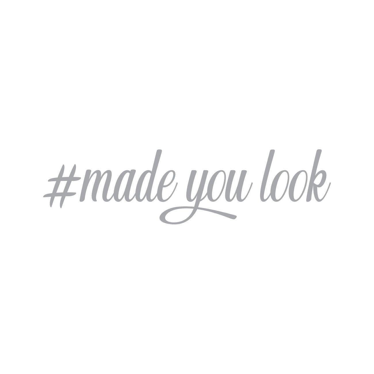 Hashtag Made You Look Sticker Decal Die Cut - Self Adhesive Vinyl ...
