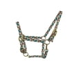 Adjustable Neoprene Lined Nylon Halter w/ "Running Horse" Overlay ...