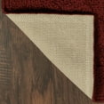 Shop Mainstays Traditional Dylan Solid Olefin Red Indoor Accent Rug, 1 ...
