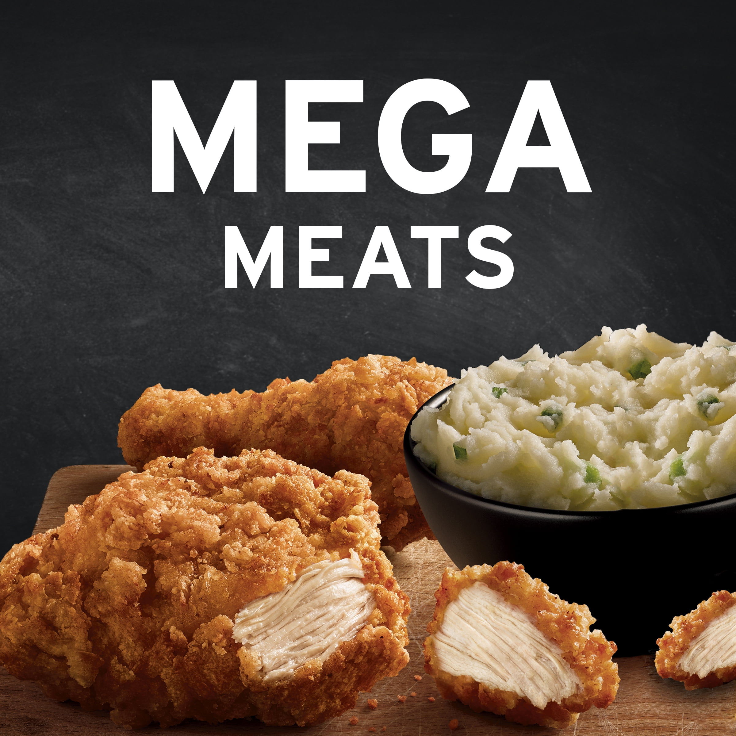 Buy Banquet Mega Meats Original Crispy Chicken Thigh with Homestyle ...