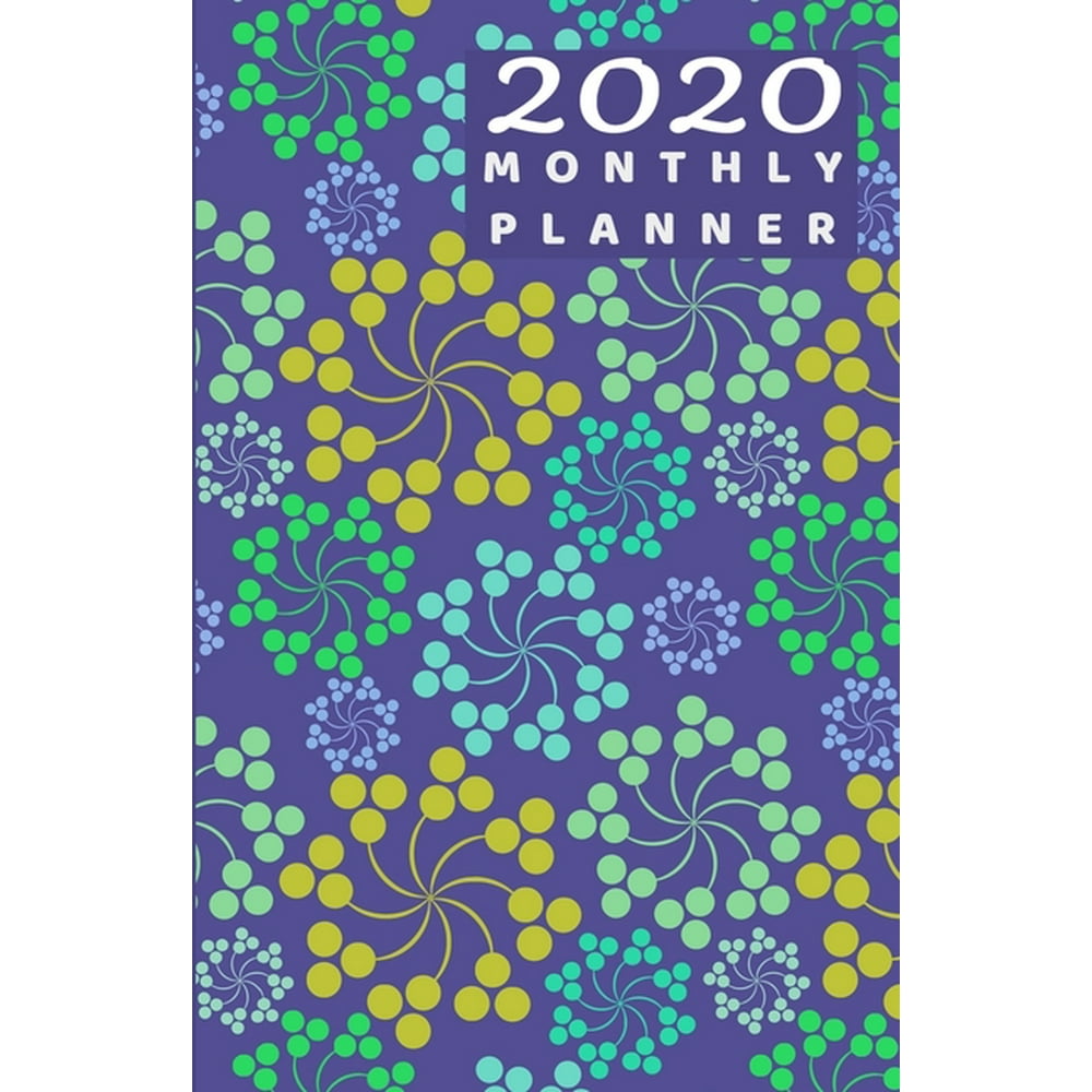 2020 Monthly Planner Flower Abstract Spirals Small Pocket Calendar 2020-monthly-planner-flower-abstract-spirals-small-pocket-calendar