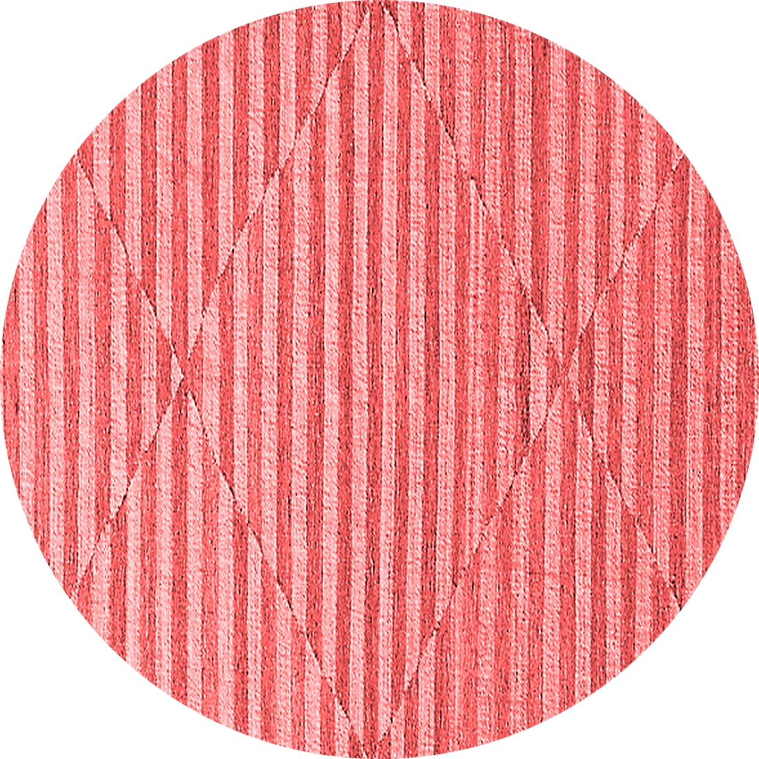 Ahgly Company Indoor Round Solid Red Modern Area Rugs, 5' Round ...