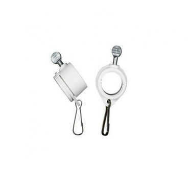 2 Pack Flag Pole Rings, Plastic Rotating Flagpole Flag Mounting Rings ...