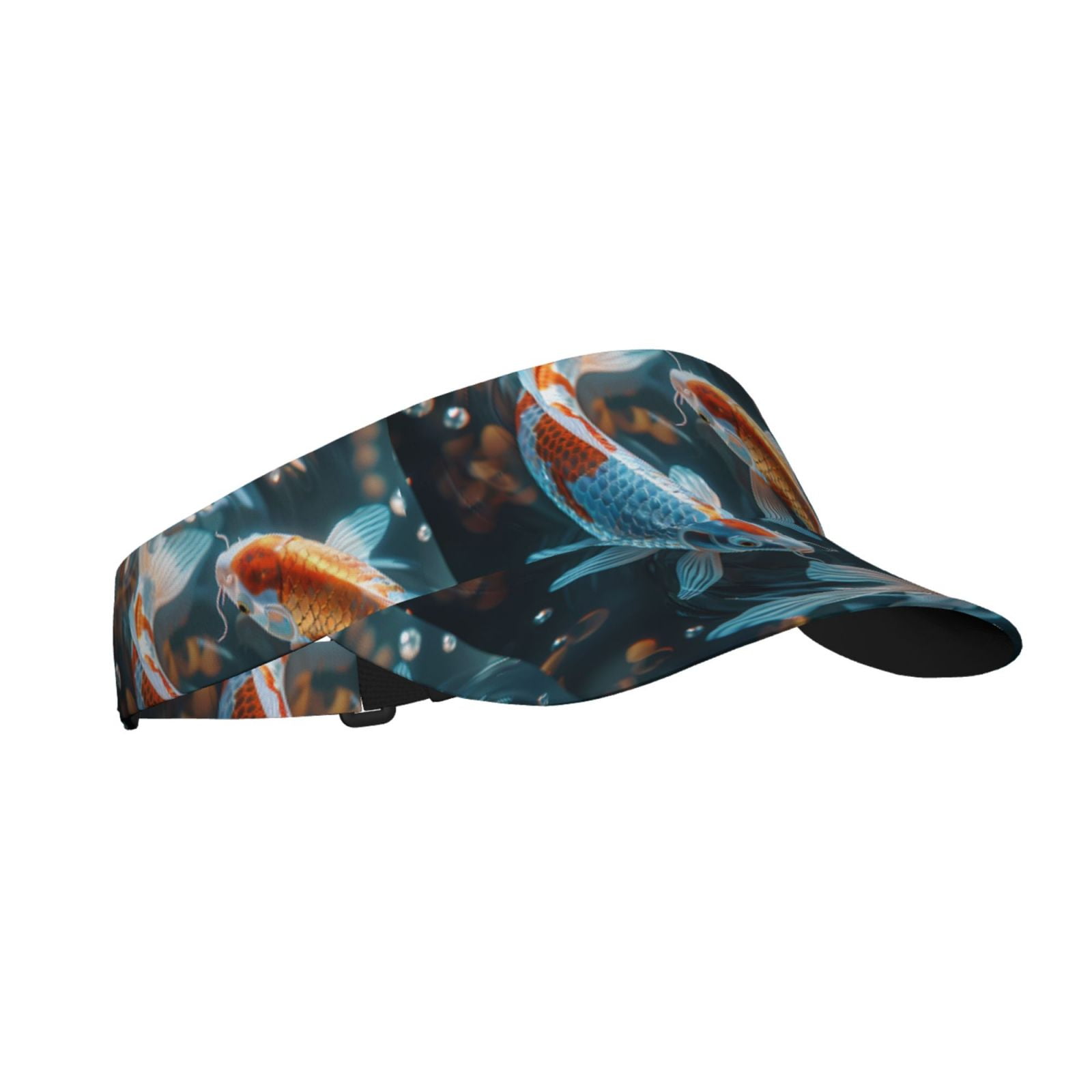Fotbe Cute Koi Fish Serenity Visera Deportiva con Diseño, Gorra Abierta ...