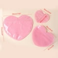 50Pcs Cellophane Cello Bag Heart Plastic Bags for Jewelry Packaging ...