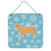 Winter Snowflake Design with Dog Art Wall or Door Hanging Prints ...