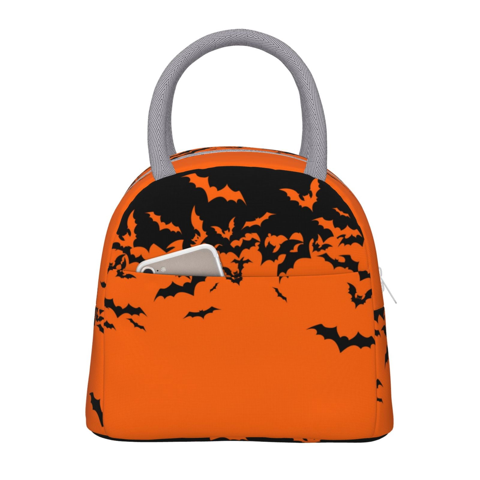Easygdp Halloween With Black Bats Bolsa de Almuerzo Insulada Grande ...
