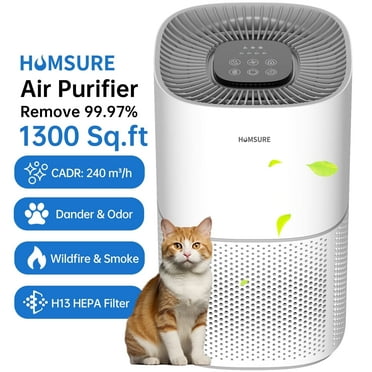 AIRFIRE HEPA Air Purifier for Allergies and Asthma, 2400 Sq.ft ...