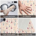 Bathroom Rugs Non Slip Washable - Eiffel Tower Peppy Kitchen Mats for ...