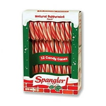 SugarPop Peppermint Candy Canes; 12 pieces Christmas Holiday Sweets ...