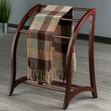 Winsome Wood Betsy 3-Rod Furniture Storage, Free-Standing Blanket Rack ...