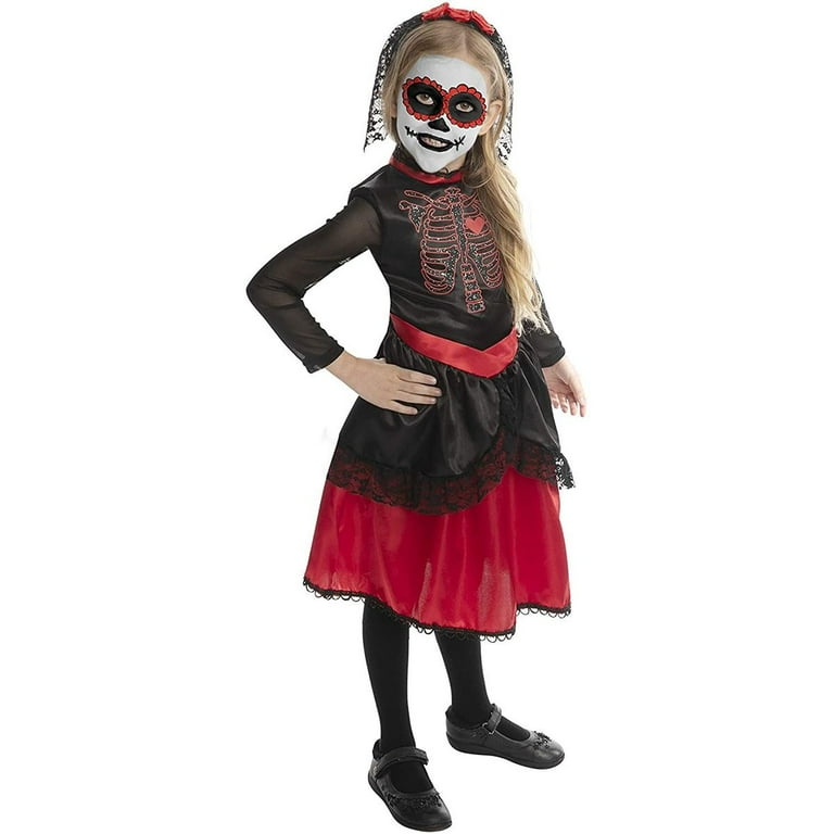 Day Of The Dead Little Girl Costume