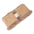 2in1 Plush Empty Top Neck Warmer&Bucket Hat Winter Russian Hat Thicken ...