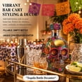 Gothic Skull Decanter Bottle,Day of the Dead Skull Bottle, Decorative ...