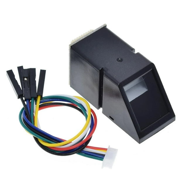 Módulo de sensor de lector de huellas dactilares AS608 Módulo óptico de huellas dactilares para ...