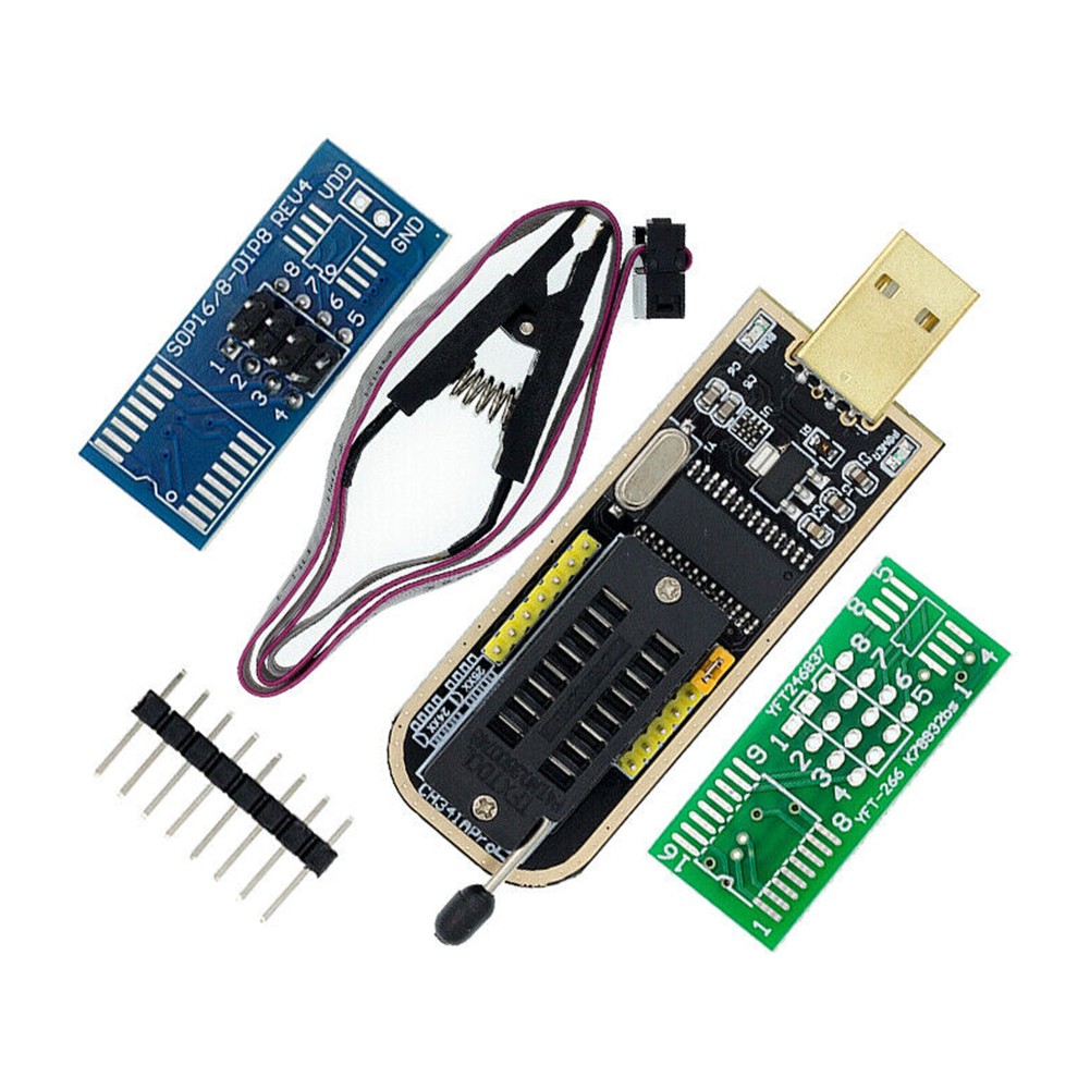 CH341A 24 25 Series EEPROM Flash BIOS USB Programmer Module SOIC8 SOP8 ...