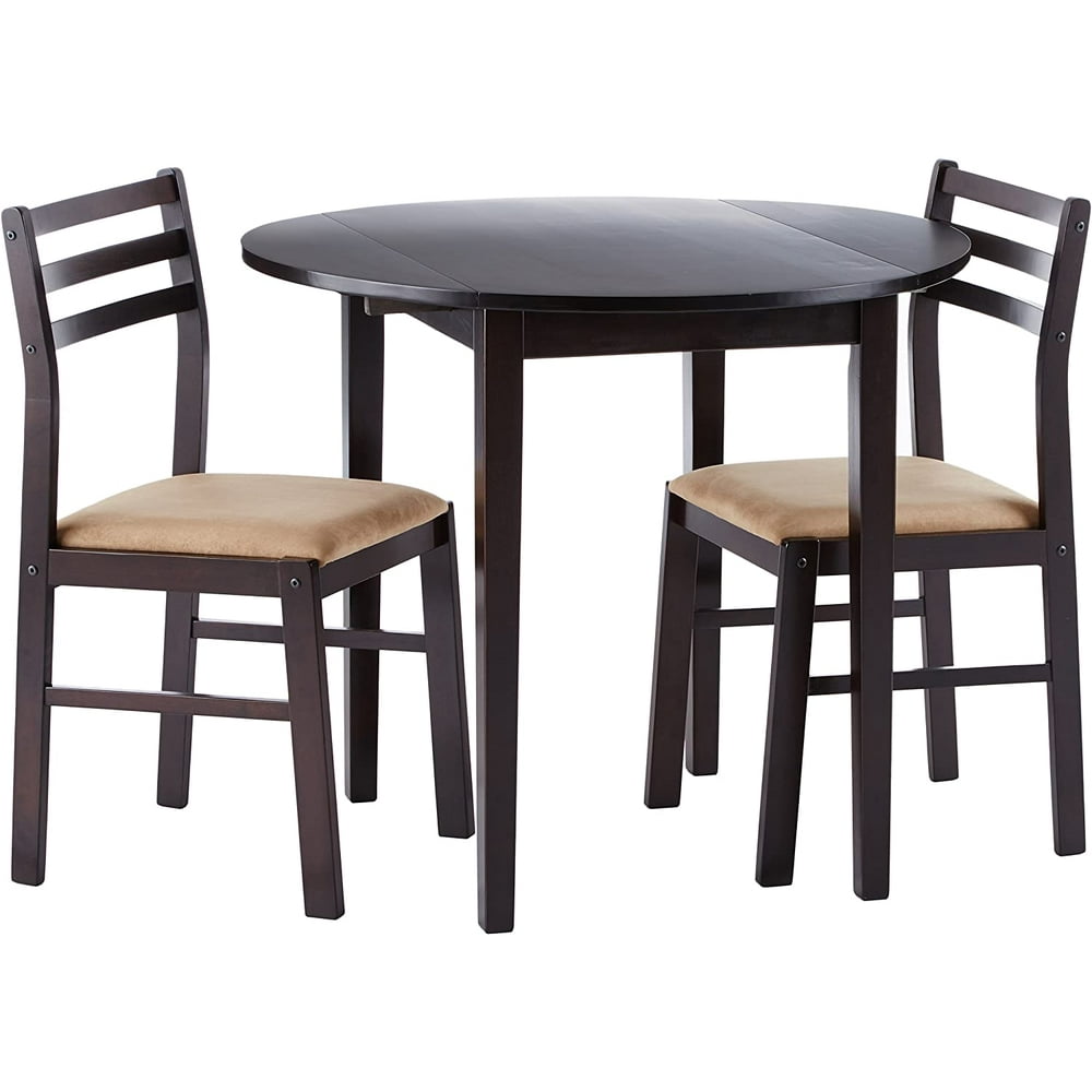 Coaster 3-Piece Breakfast Dining Set, Cappuccino - Walmart.com ...