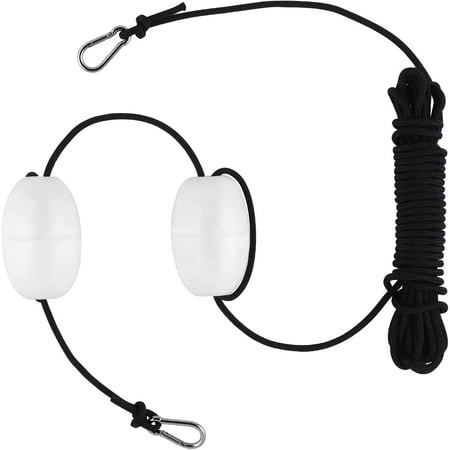 TOBWOLF Buoy Ball Float Leash, 30Ft. Marine Rope Tow Line with Dual ...