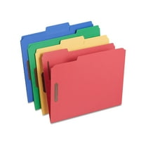 Staples Reinforced File Folder 1/3 Cut Letter Size Assorted Colors 18 ...