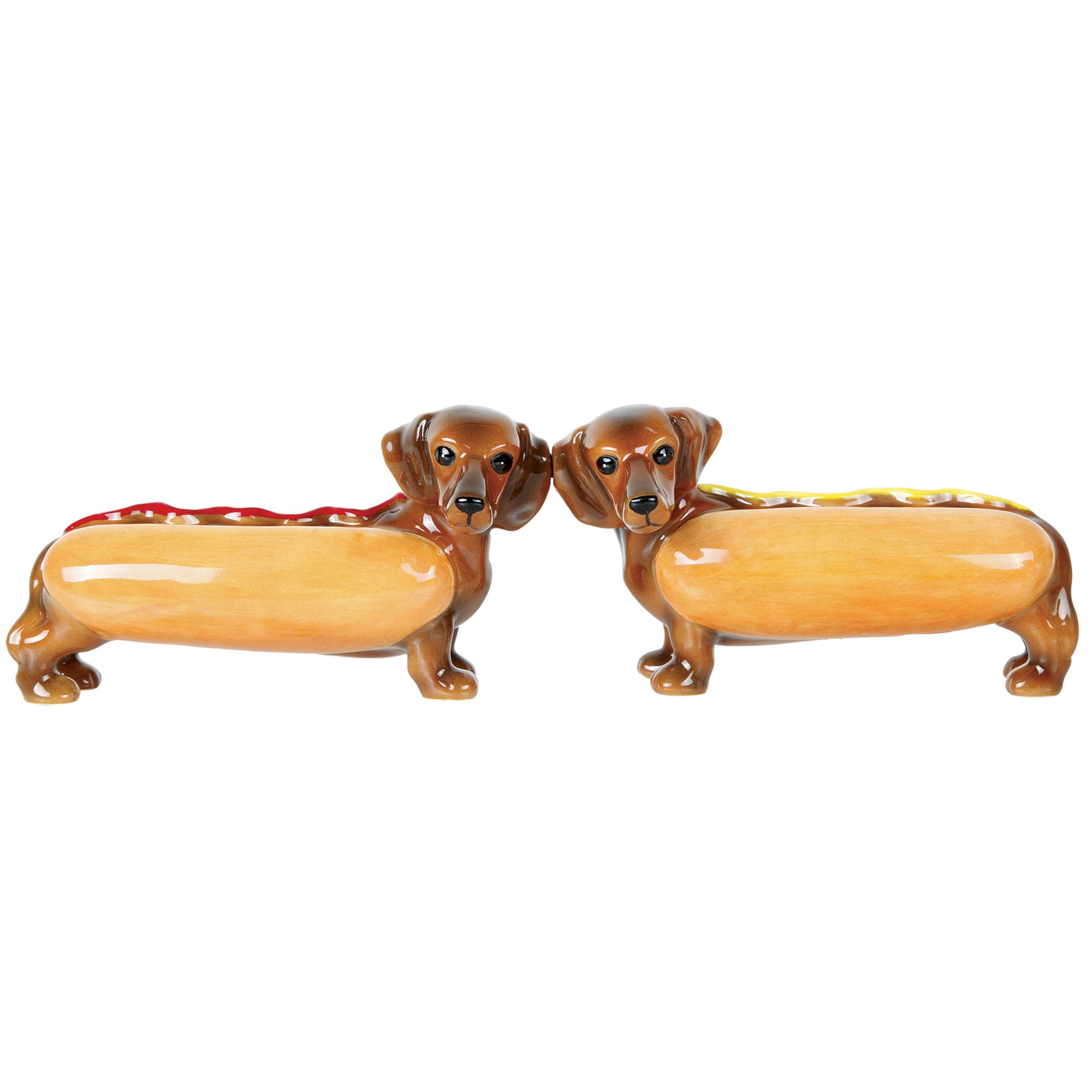 Pacific Giftware Adorable Hot Dog Buns Doxies Ketchup Mustard Salt and ...