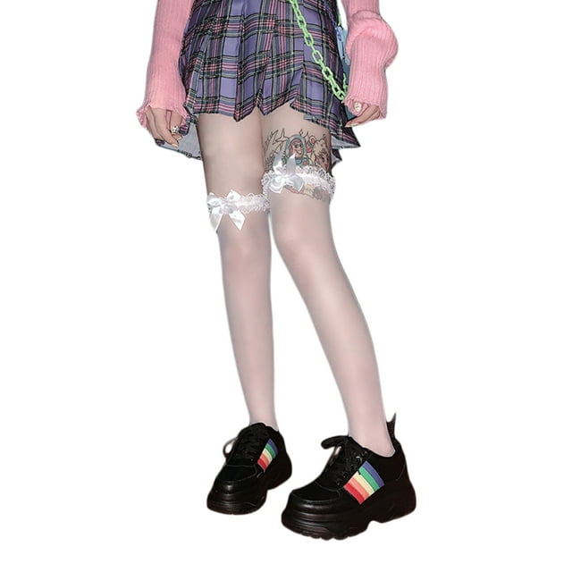 TFFR Women Trendy Leg Garters, Leather Heart-Shaped Garters Matching ...