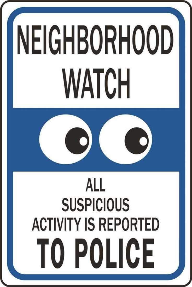 Sign HW-28 Neighborhood Watch 12" X 18" Aluminum Street Sign - Walmart.com