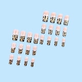 Sinyiin 24 Pieces Press On Nail for Women and Girls Full Cover False ...