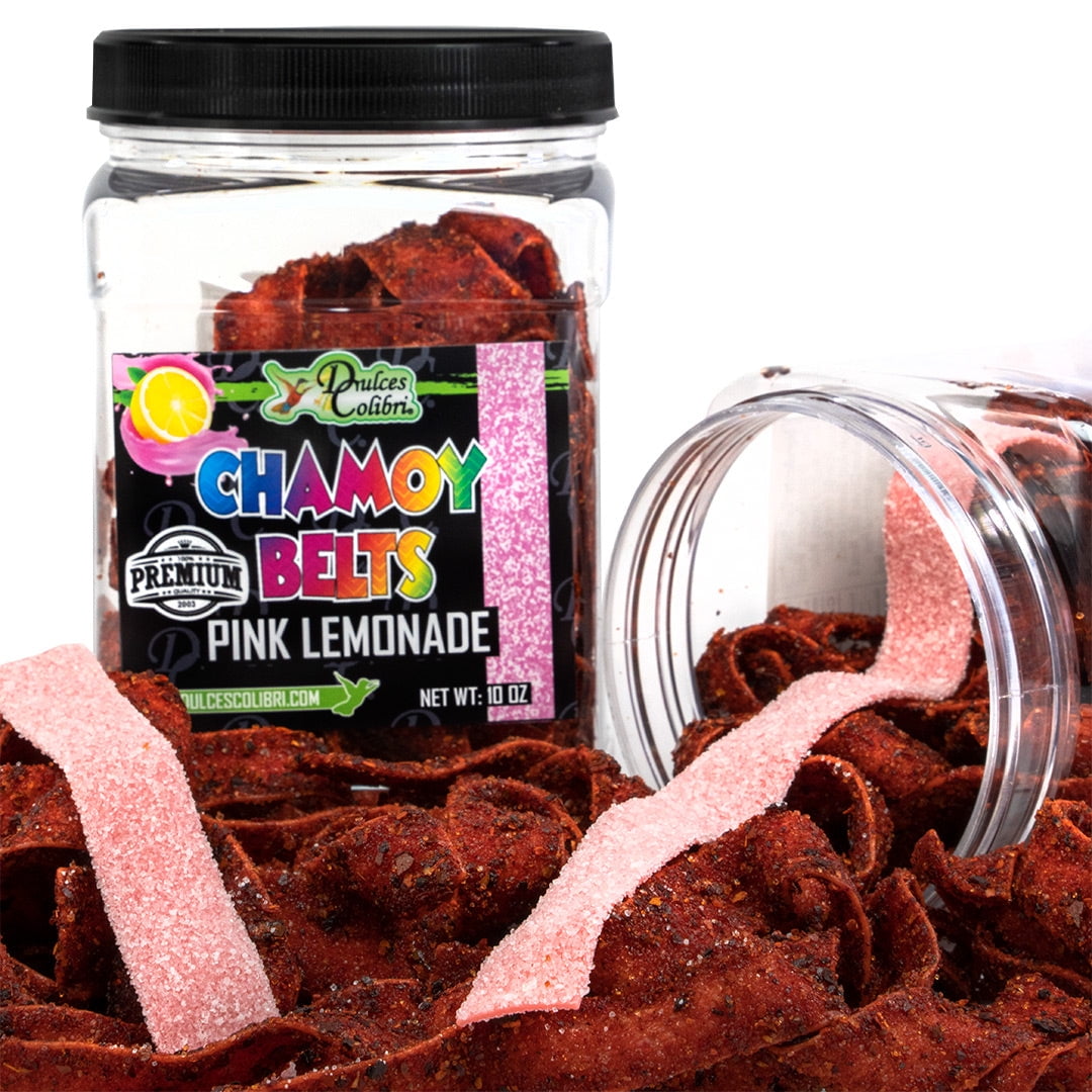 Dulces Colibri - Premium Dry Chamoy Coated Pink Lemonade Sour Belts ...